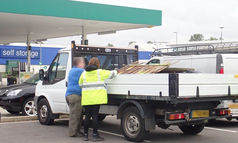 Waste crime crackdown in Borehamwood