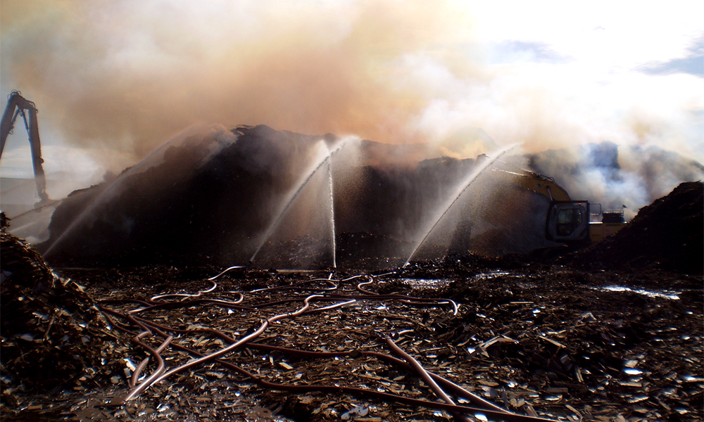 Company ordered to pay £230,000 after major fire at waste wood site