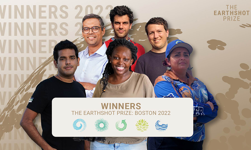 Five winners of the second Earthshot Prize Awards announced