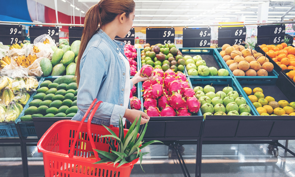 A glimpse into the eco-friendly shopping basket of the future